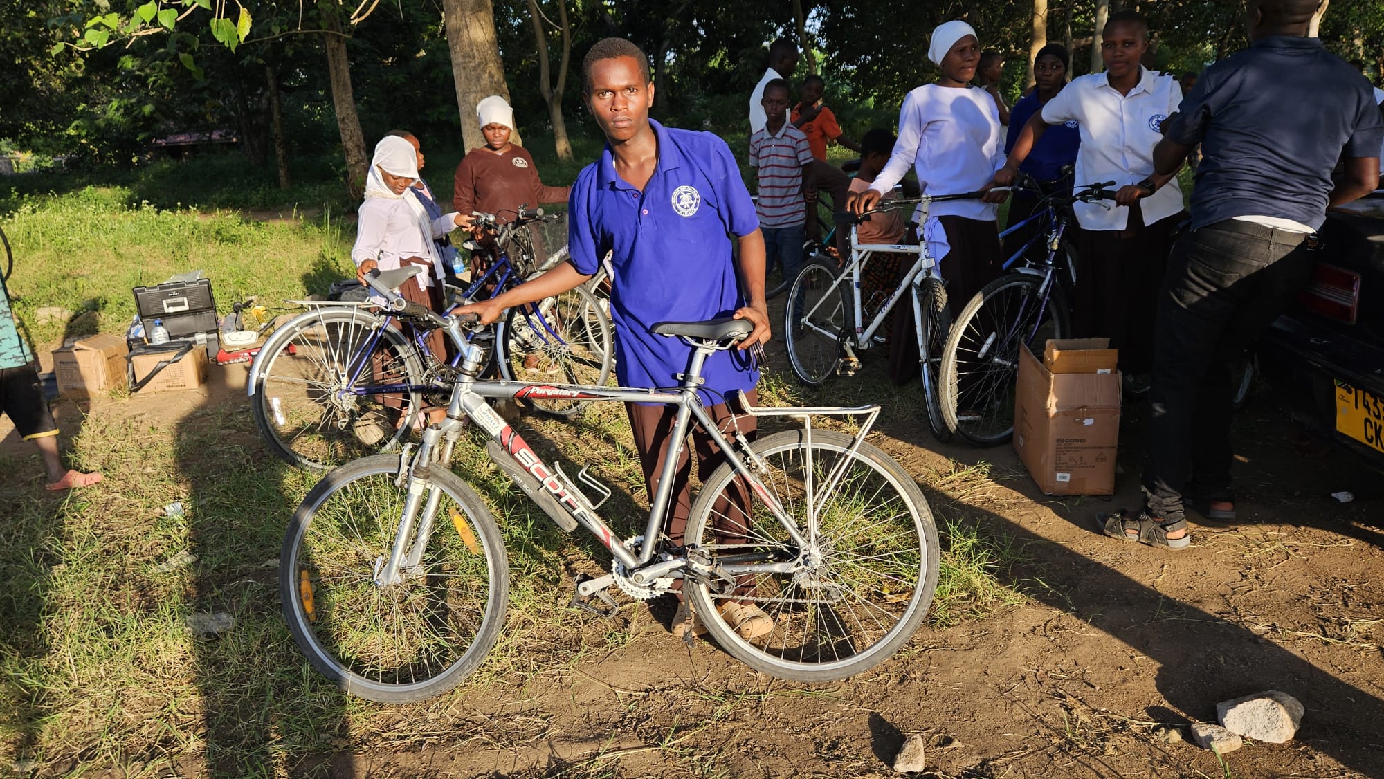 Scott in Tanzania - Author Page - Mike Carden and Michael Carden
